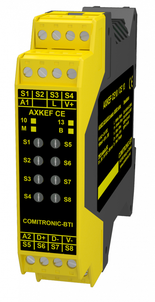 Comitronic BTI AXKEF CE13 RFID Tag Reader With 8 Bit Outputs For PLC