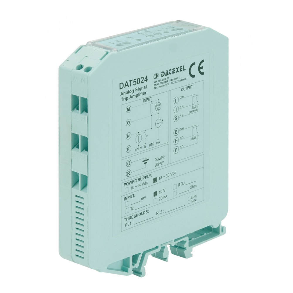 Datexel DAT 5024/T2 Din Rail Configurable Trip Amplifier | Rayleigh ...