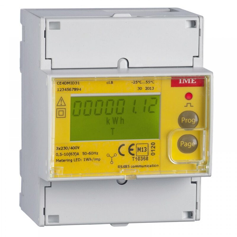 IME Conto D4-Pd MID Approved Three Phase Network kWh Meter Direct Connected | Rayleigh Instruments