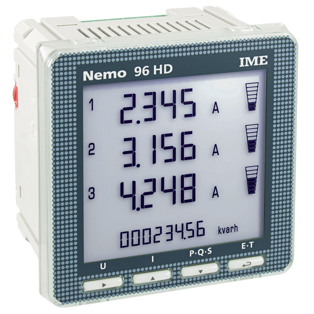 IME Nemo 96 HD Panel Mounted Single & Three Phase Network 0.5 Accuracy ...