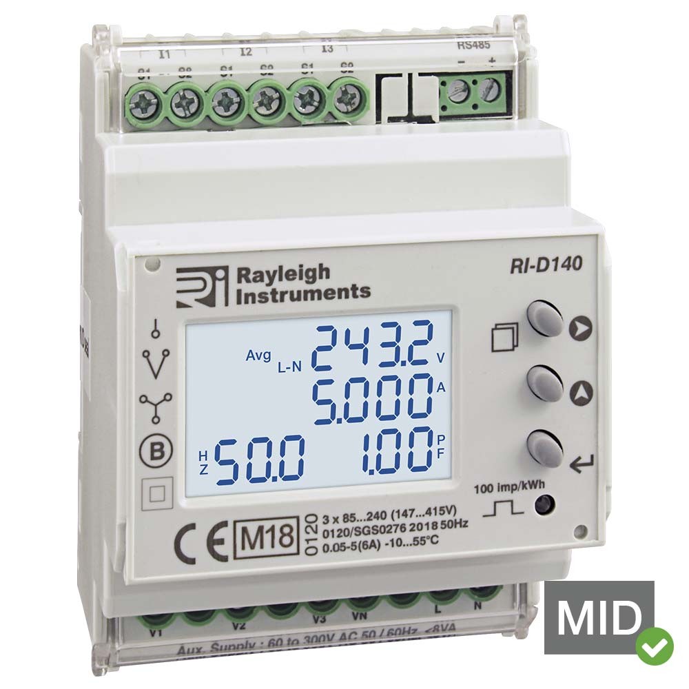 Rayleigh Instruments RI-D140 Multifunction Energy Meters - MID ...