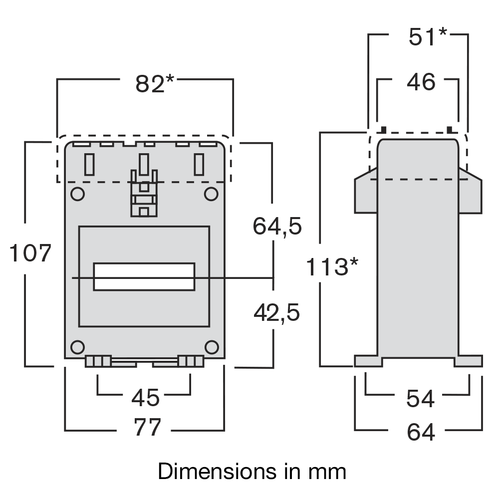 IME TAIH TAI500 Solid Core Single Phase Measuring Current Transformer ...