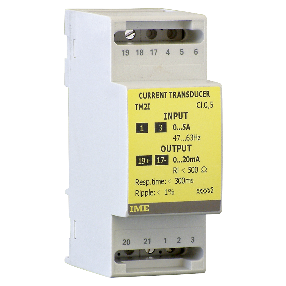 IME Tema I - TM2I Single Phase Alternating Current Transducers - RMS ...