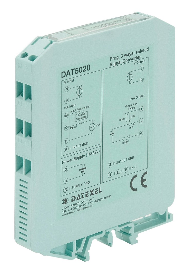 Datexel DAT 5020 3 Ways Isolated Programmable Signal Converter | Rayleigh Instruments