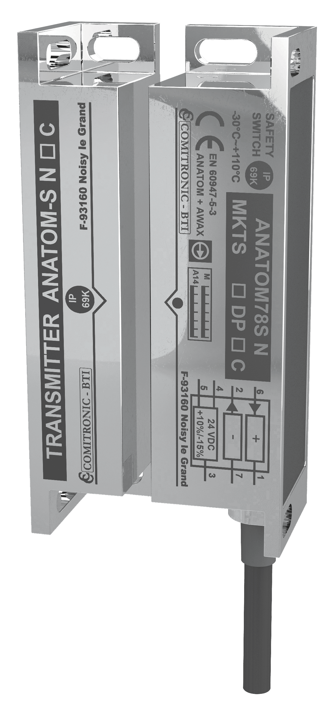 Comitronic-BTI ANATOM78S-N-MKTS Safety Switch Steel Stainless INOX316L ...