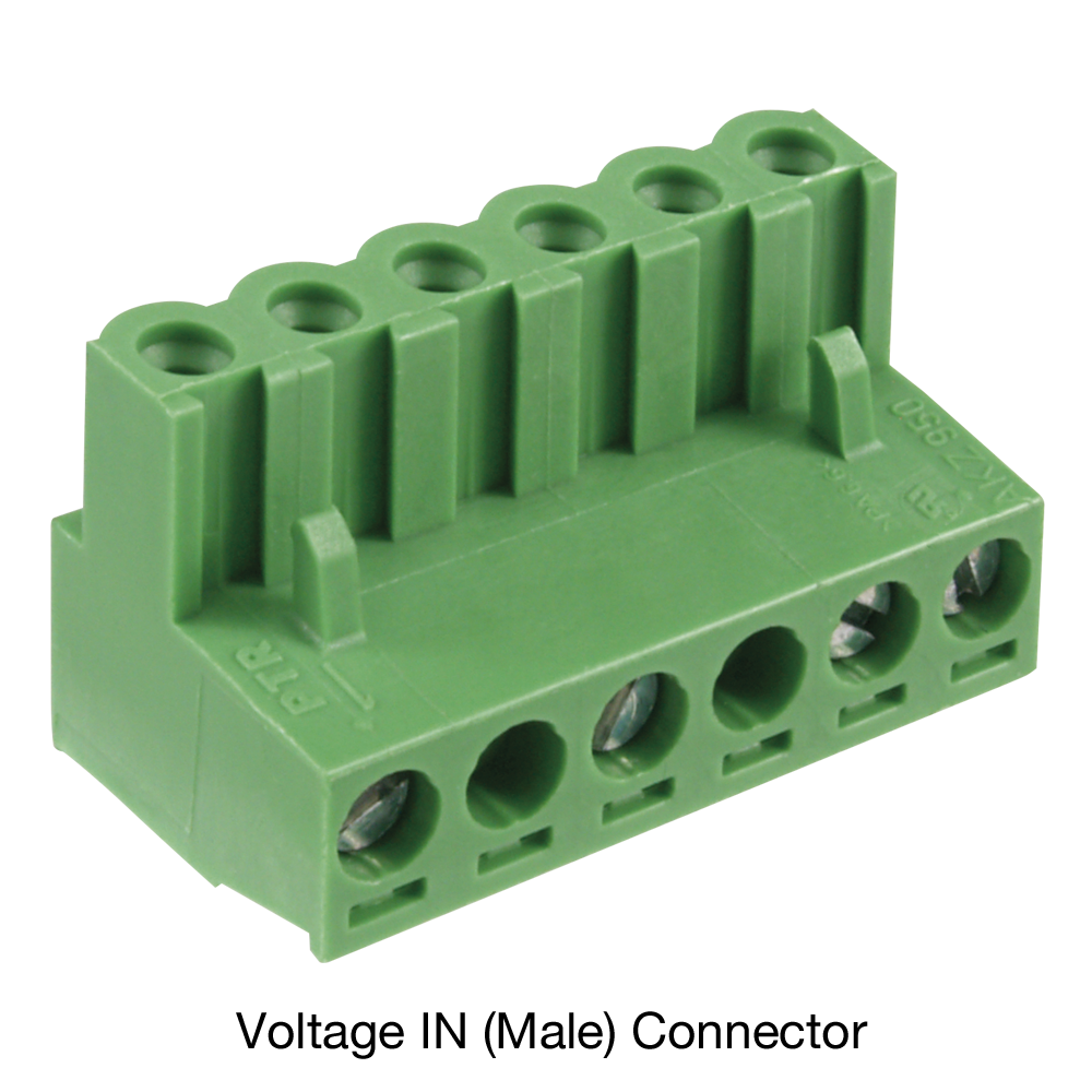 Supply Voltage Connector Plugs (EasyWire) | Rayleigh Instruments
