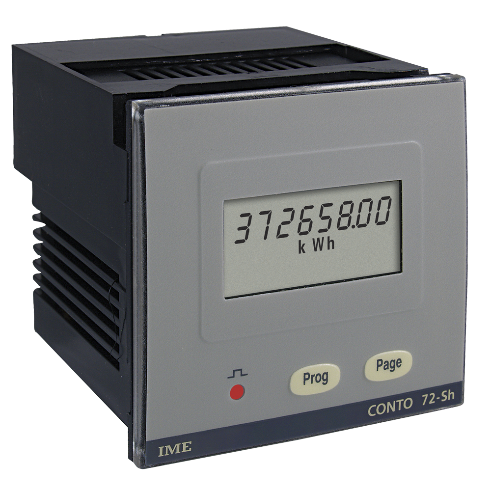 IME Conto 72-Sh Single and Three Phase Network Panel Mounted kWh Network Meter - CT Operated ...