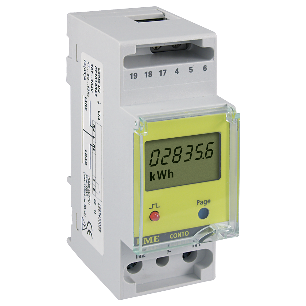 IME Conto D2 Class 1 Single Phase Network kWh Energy Meter (Not MID ...