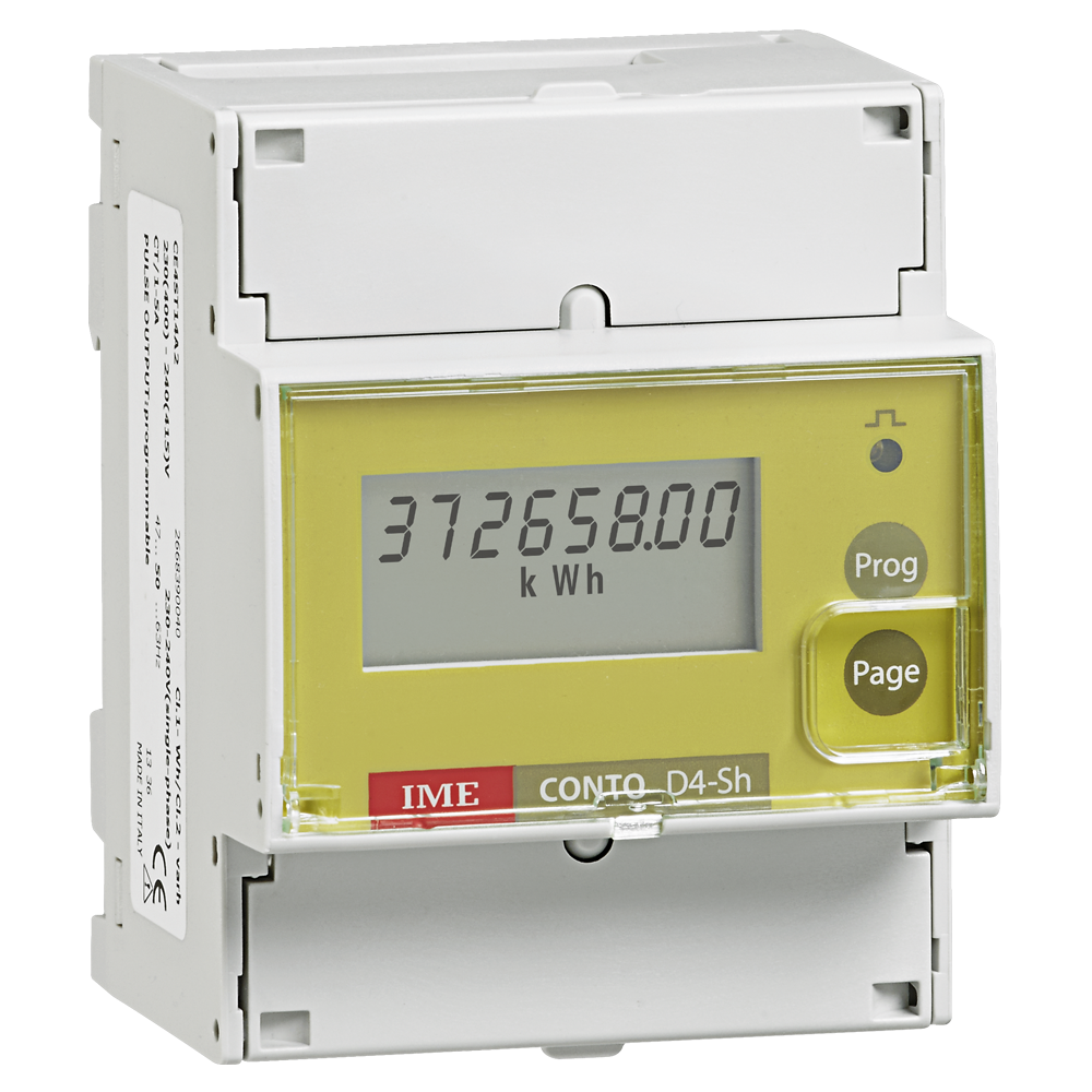 IME Conto D4-Sh Class 1 Single Phase & Three Phase Network kWh Meter ...