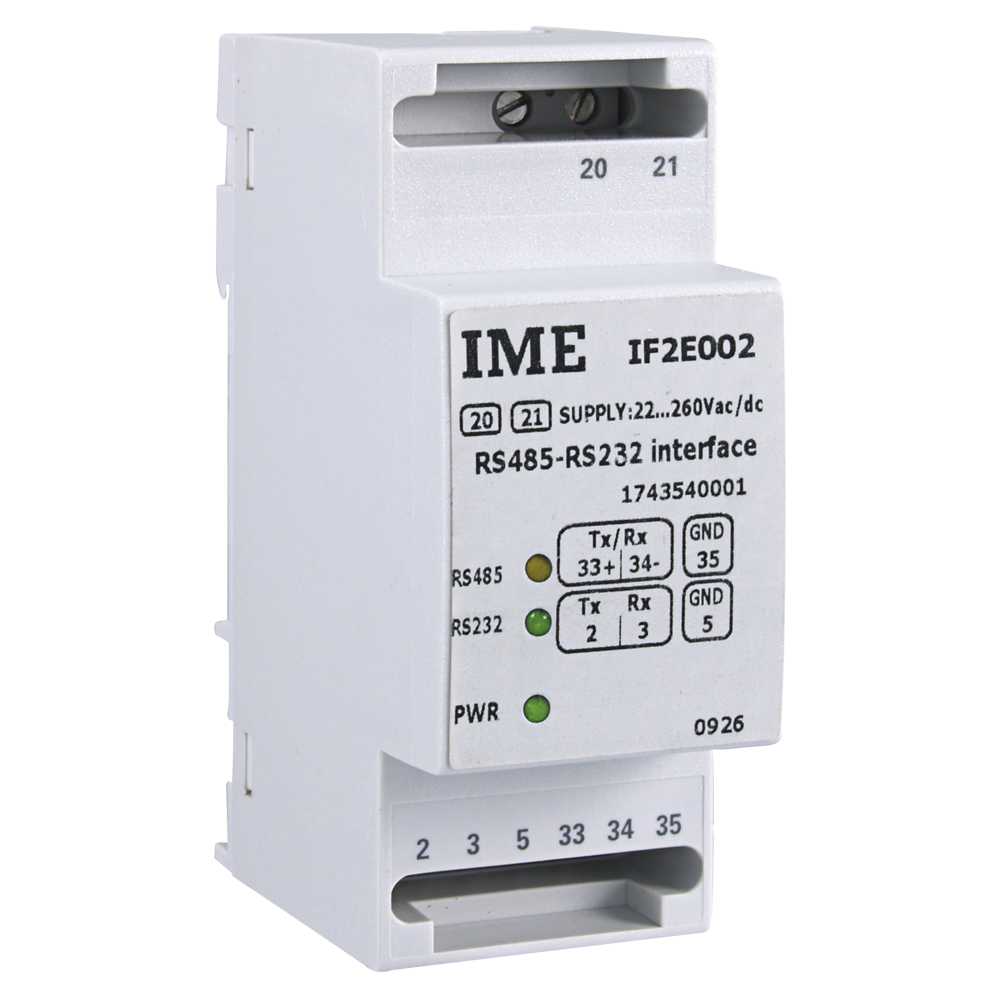 IME IF2E002 IF Two Module Interface Communication RS485/RS232 Converter ...