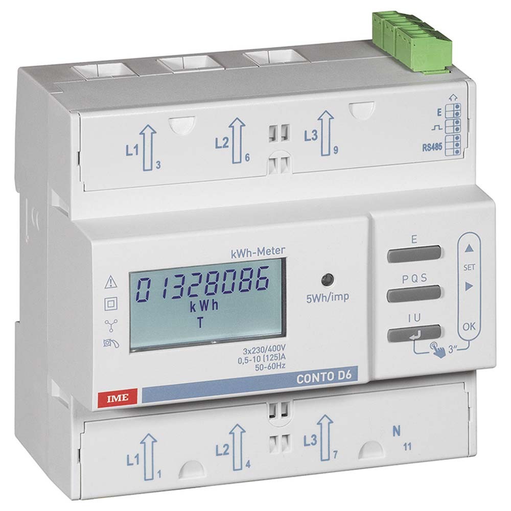 IME Conto D6 Three Phase Kilowatt Hour Energy Meter | Rayleigh Instruments