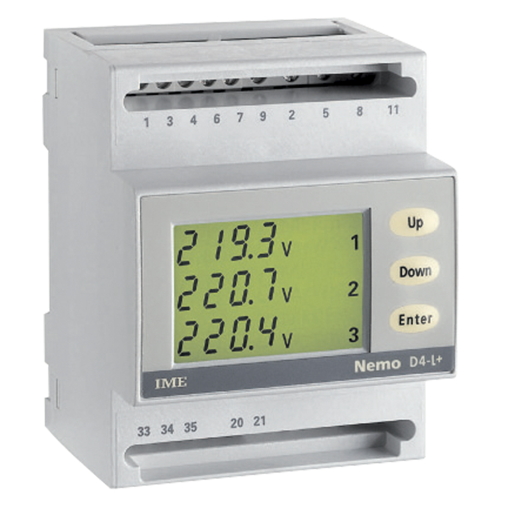 IME Nemo D4-L+ Din Rail Single Phase & Three Phase Network ...