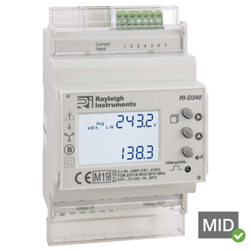 Rayleigh Instruments RI-D340 easywire Multifunction Meter - MID ...