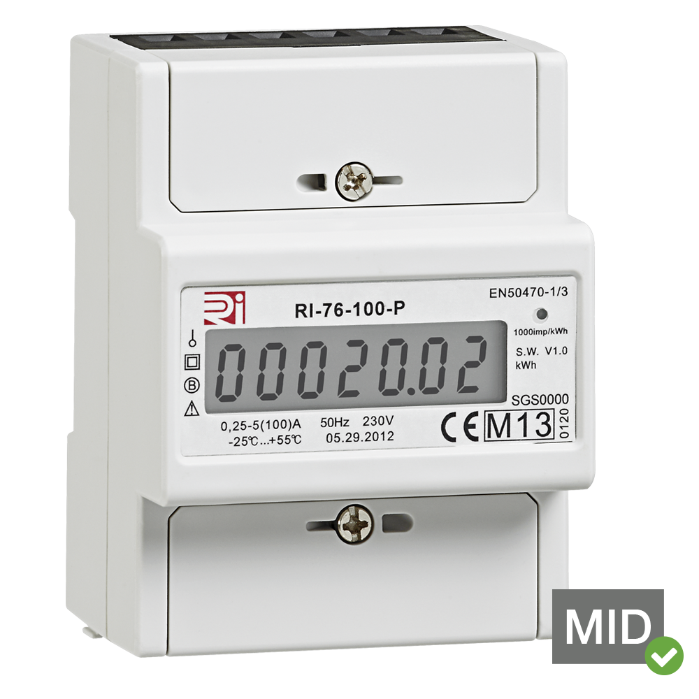 Rayleigh Instruments RI-76-100-P 100A Single Phase Network MID ... Rayleigh Instruments RI-76-100-P 100A Single Phase Network MID ...